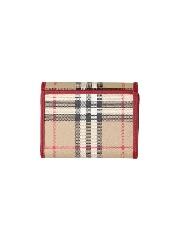 Burberry Wallet "check - Beige
