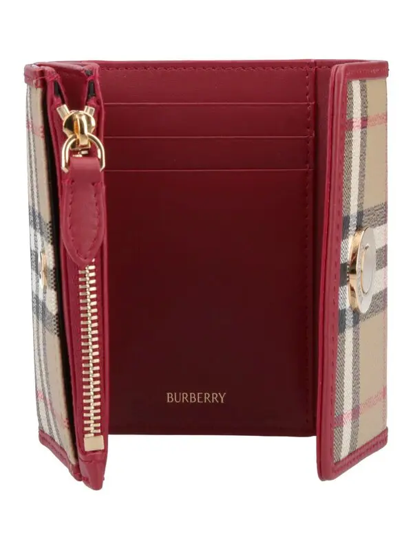 Burberry Wallet "check - Beige