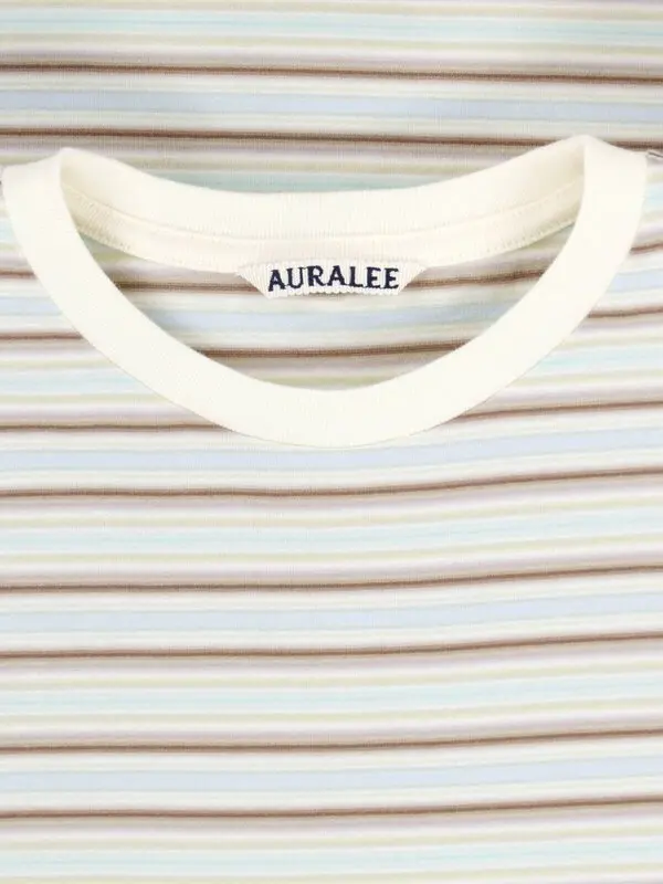 Auralee Gradient Stripe T-shirt
