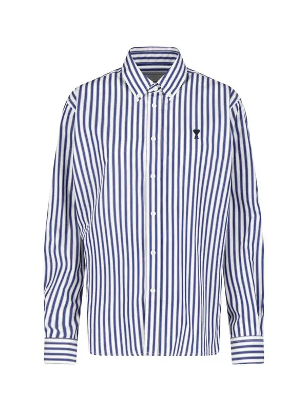 AMI Paris Shirt " De Caur - Blue