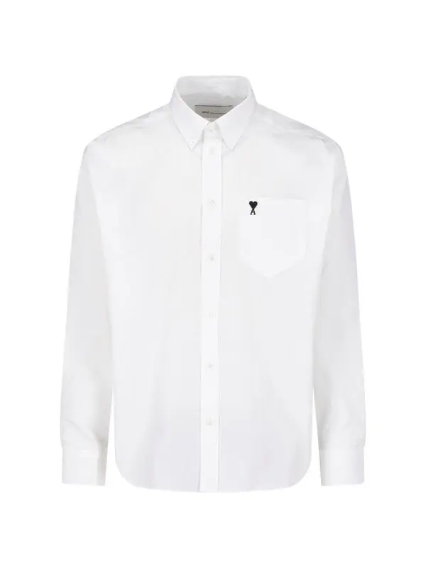 AMI Paris Shirt " De Cœur - White