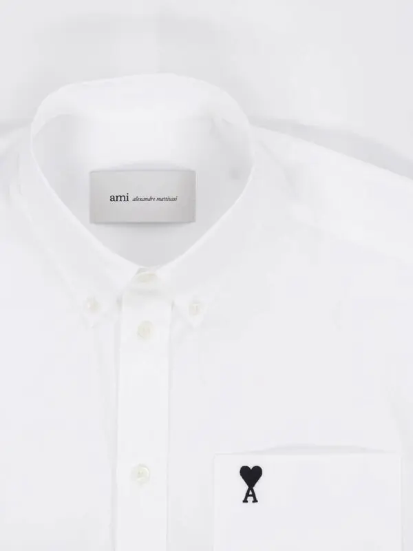 AMI Paris Shirt " De Cœur - White