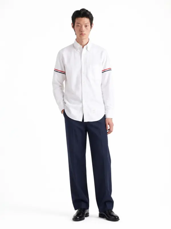 Valentino Garavani Tailored Cotton Pants - Blue