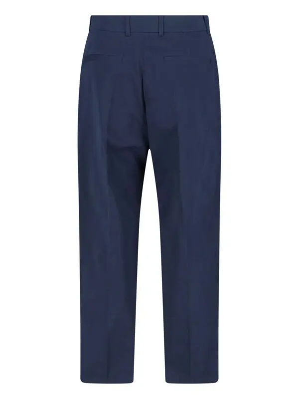 Valentino Garavani Tailored Cotton Pants - Blue
