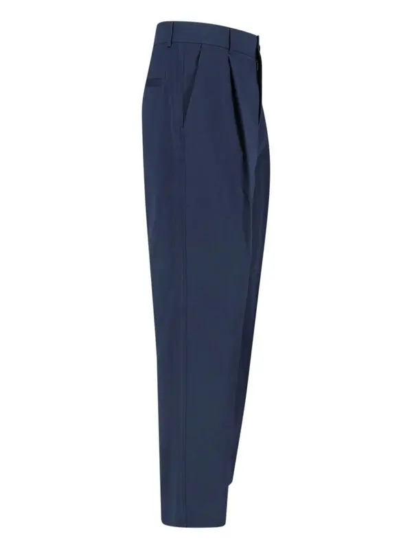 Valentino Garavani Tailored Cotton Pants - Blue