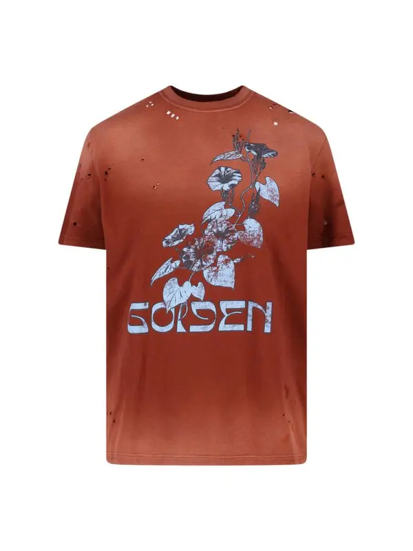 GOLDEN GOOSE T-shirt With Print - Red