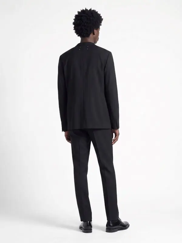 MAISON MARGIELA Tailored Virgin Wool Pants - Black