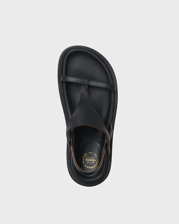 ATP ATELIER Ultimo Calf Sandals - Black