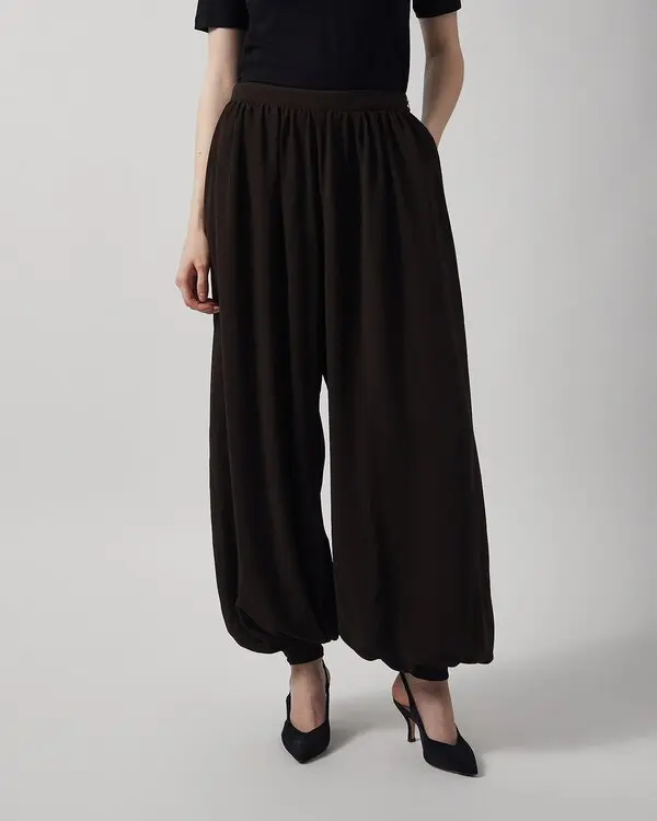 ROTATE BY BIRGER CHRISTENSEN Balloon Pleated Pants - Mole