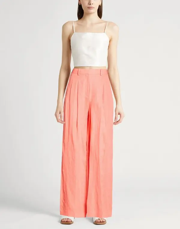 Theory Wide-leg Linen Pants
