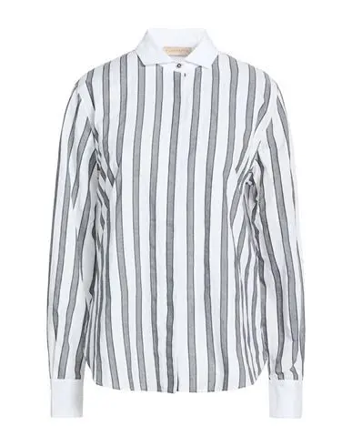 PUROTATTO Cotton Striped Shirt - Grey