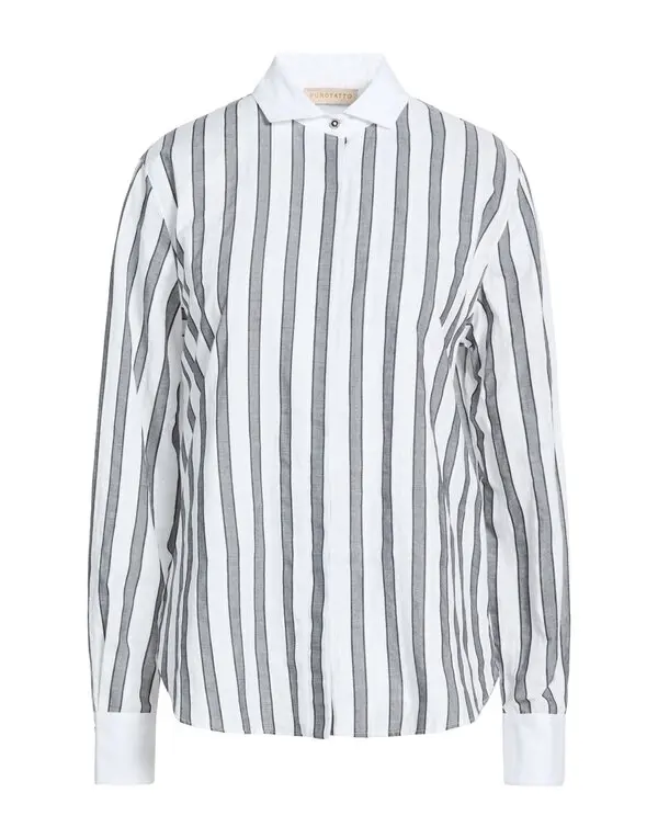 PUROTATTO Cotton Striped Shirt