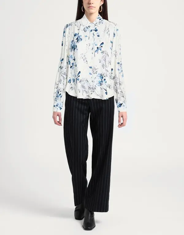 PUROTATTO Floral Jacquard Shirt - White
