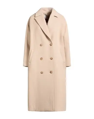HINNOMINATE Felt Double-breasted Coat