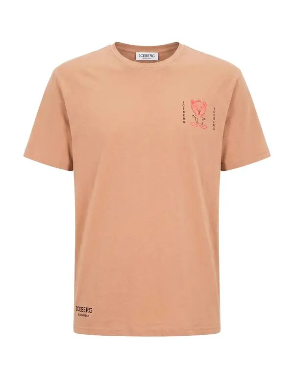 Iceberg T-shirt Camel Size Cotton