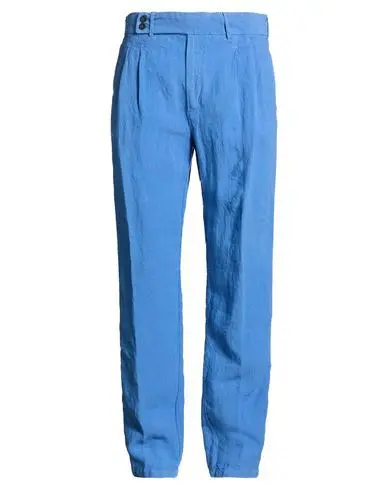 120% Lino Pants Size Linen - Blue