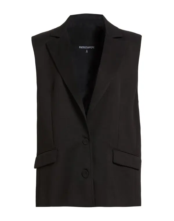 Patrizia Pepe Sleeveless Single-breasted Blazer