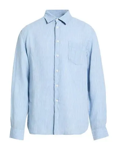 120% Lino Shirt Size Linen - Blue