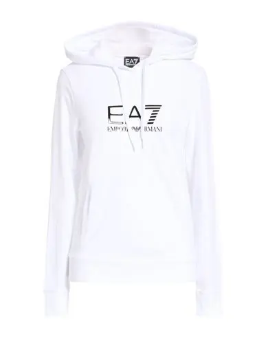 EA7 Sweatshirt Size Cotton, Elastane - White