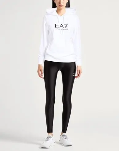 EA7 Cotton Blend Sweatshirt - White