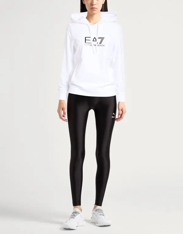 EA7 Cotton Blend Sweatshirt - White