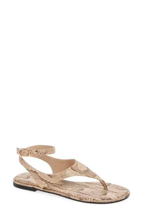 STUART WEITZMAN Ankle Strap Sandal - Adobe