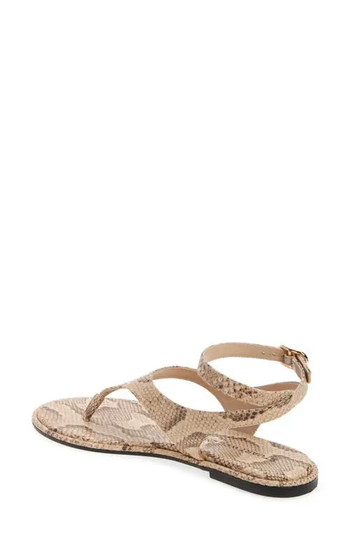 STUART WEITZMAN Ankle Strap Sandal - Adobe