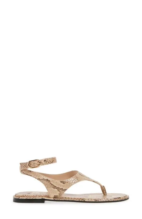 STUART WEITZMAN Ankle Strap Sandal - Adobe