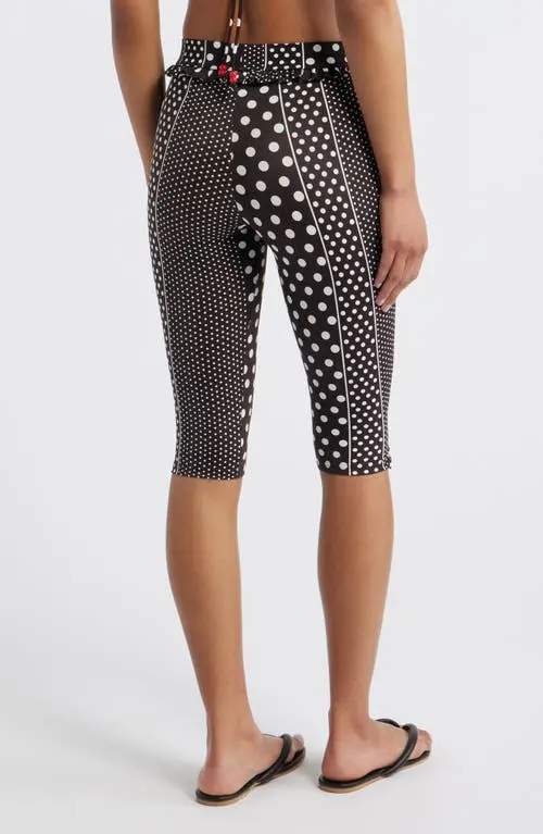 DAMSON MADDER Mixed Print Capri Pants