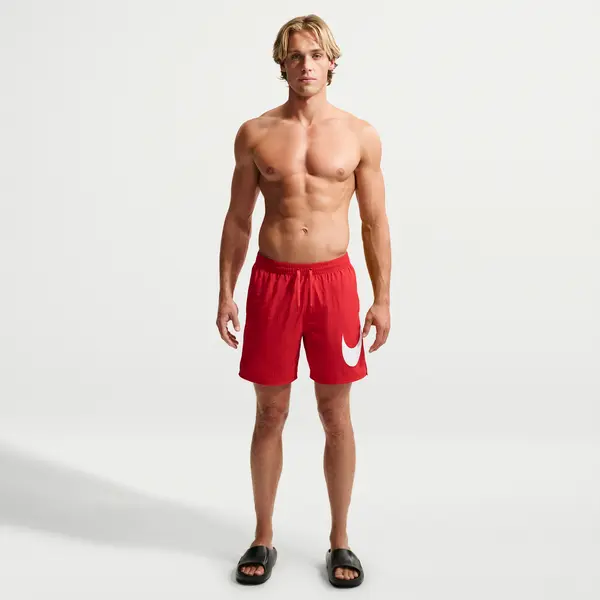 Nike Swim Breaker 7" Fully Lined Volley Short - Red