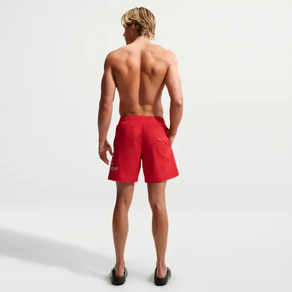 Nike Swim Breaker 7" Fully Lined Volley Short - Red