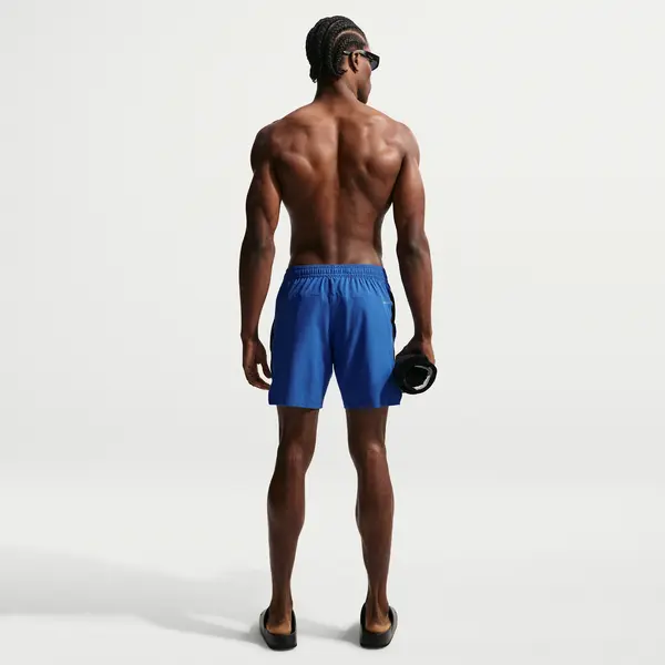 Nike Swim Contend Essential 7" Brief-lined Volley Short - Blue