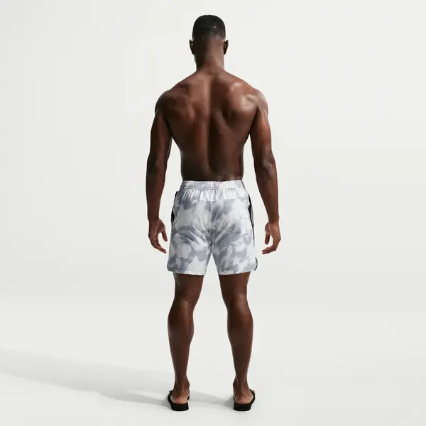 Nike Swim Contend 7" Boxer Volley Short - Grey