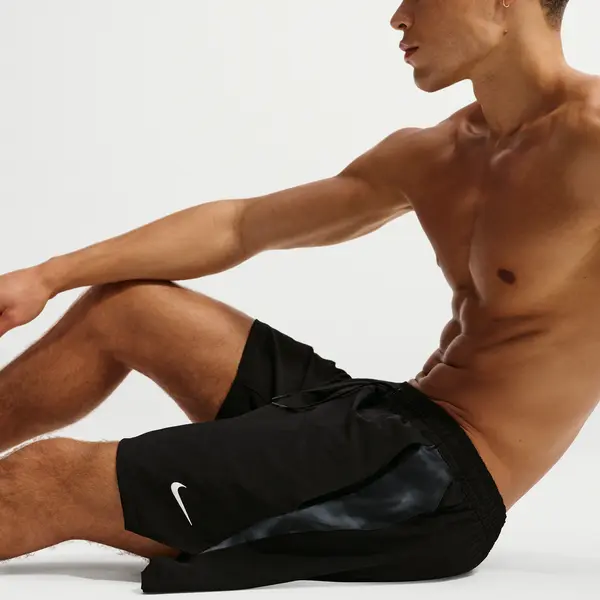 Nike Swim Contend 7" Brief-lined Volley Short - Black