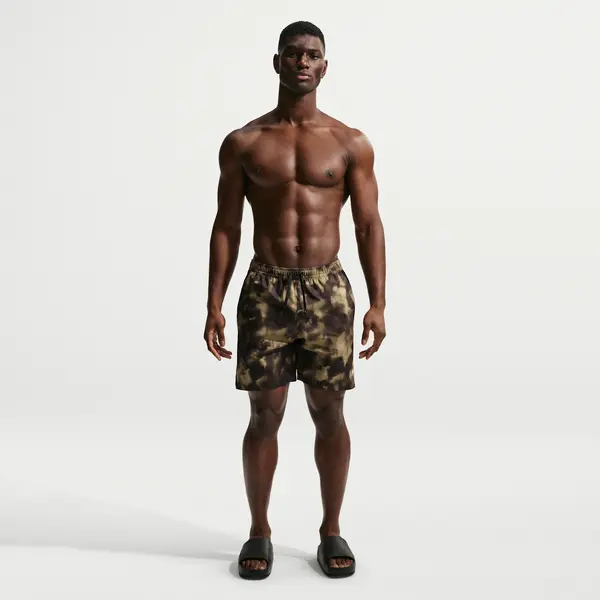 Nike Swim Contend 7" Boxer Volley Short - Brown