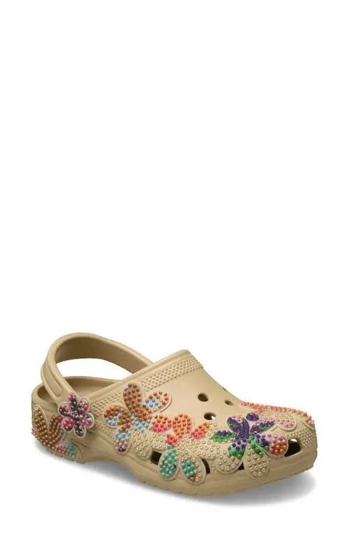 CROCS Classic Beaded Clog - Beige