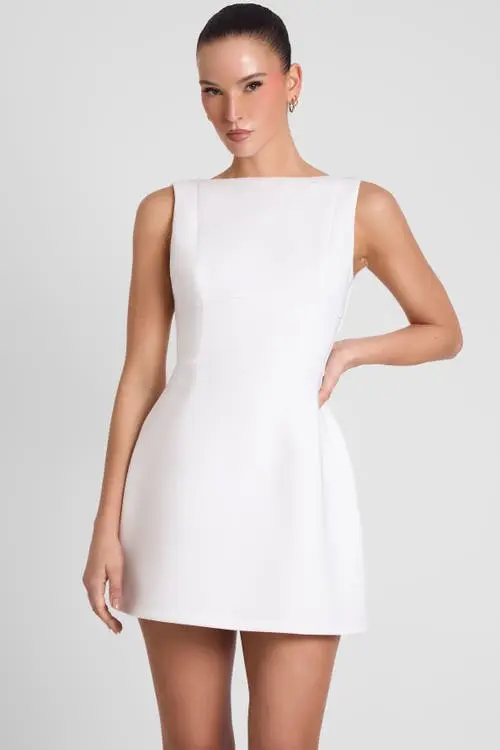 LEAU Estelle Sleeveless Bustier Mini Dress