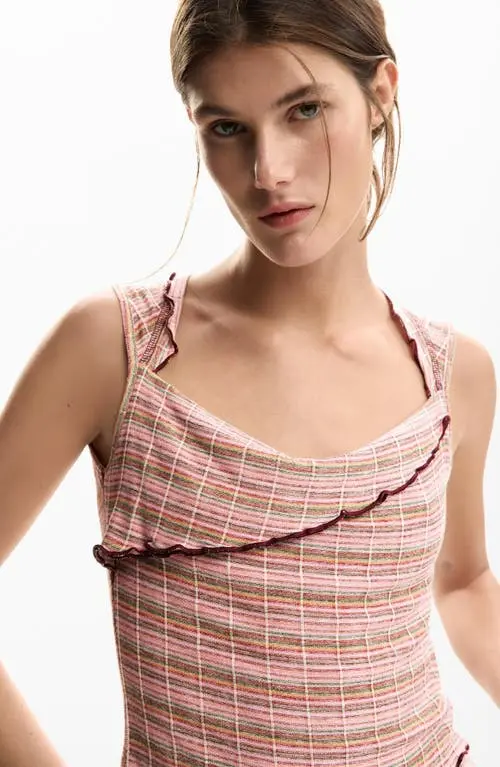 Desigual Lettuce Edge Sleeveless Top