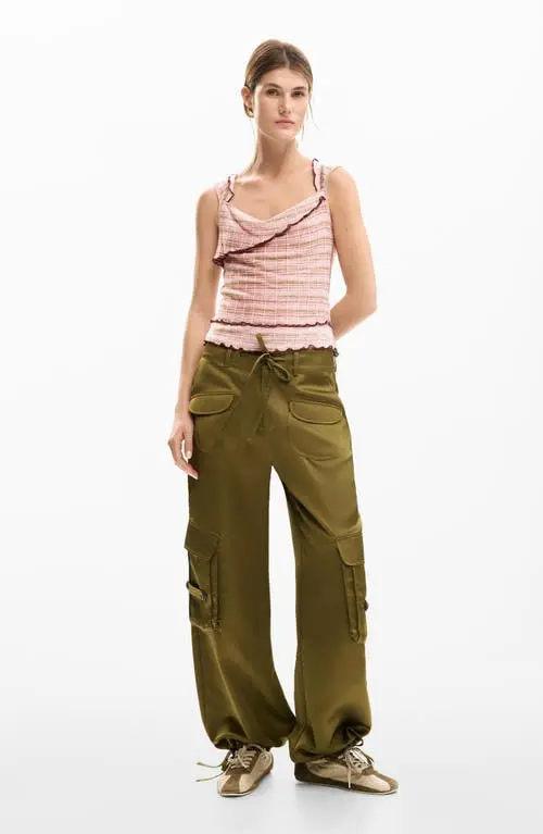 Desigual Lettuce Edge Sleeveless Top