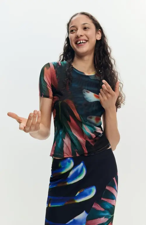 Desigual Lacroix Print T-shirt