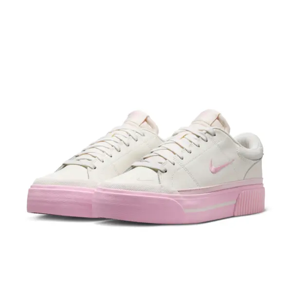 Nike Court Legacy Lift Platform Sneakers - White