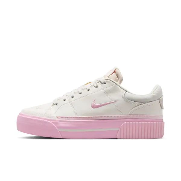 Nike Court Legacy Lift Platform Sneakers - White