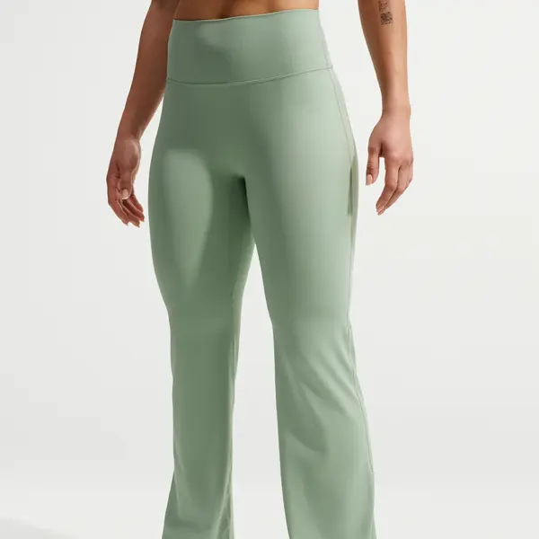 Nike Zenvy High-waisted Flared Leggings - Green