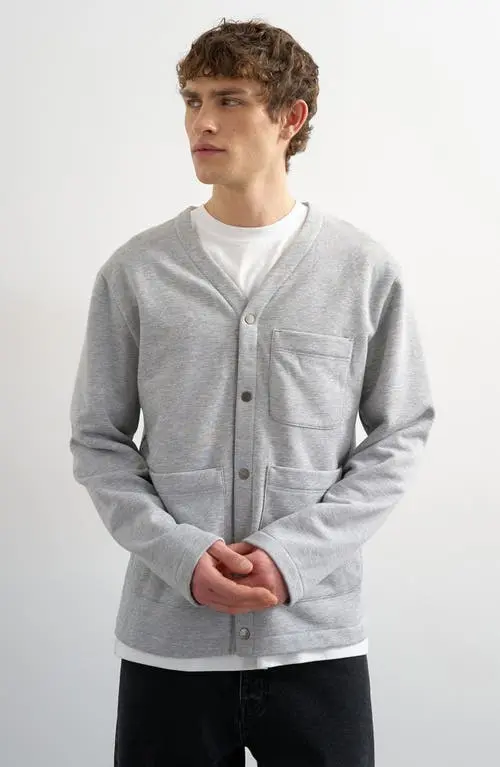 Topman Oversized Jersey Knit Cardigan