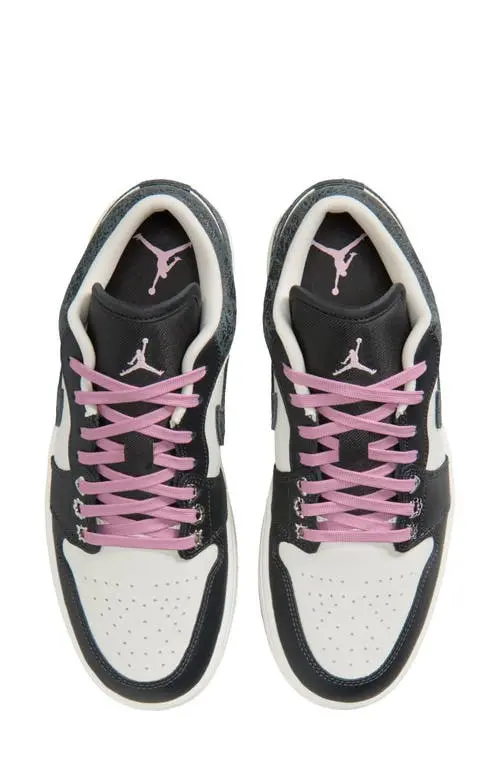 JORDAN Air 1 Low Se Basketball Sneaker - Anthracite/white