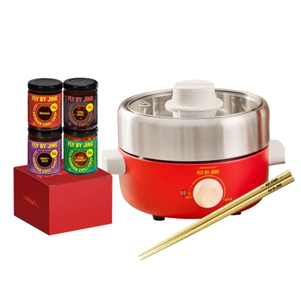FLY BY JING Mini Hot Pot Set - Red