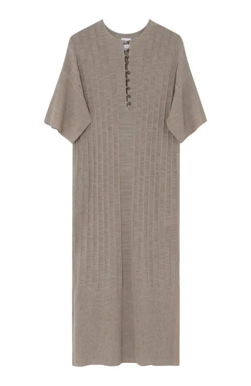 Day Birger Et Mikkelsen Loose Ribbed Knit Maxi Dress