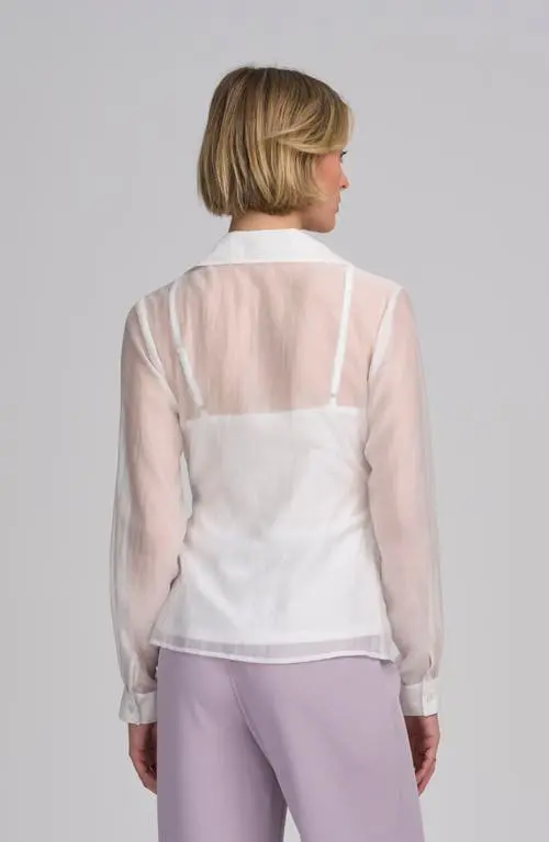 ELLE COLLECTION Hardware-accent Shirt - Ivory