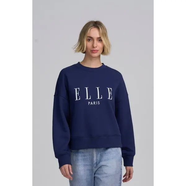 ELLE COLLECTION Embroidered Sweatshirt