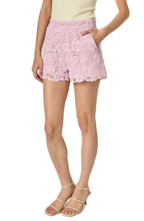 English Factory Guipure Lace High-waist Shorts